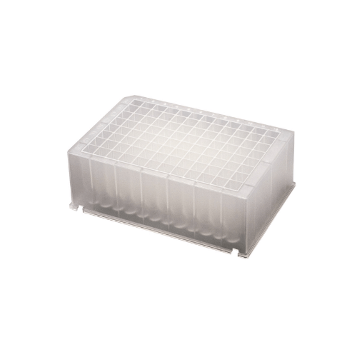 Sterile 96 Deep Square Well V Bottom Microplate, 2.2mL, Polypropylene ...