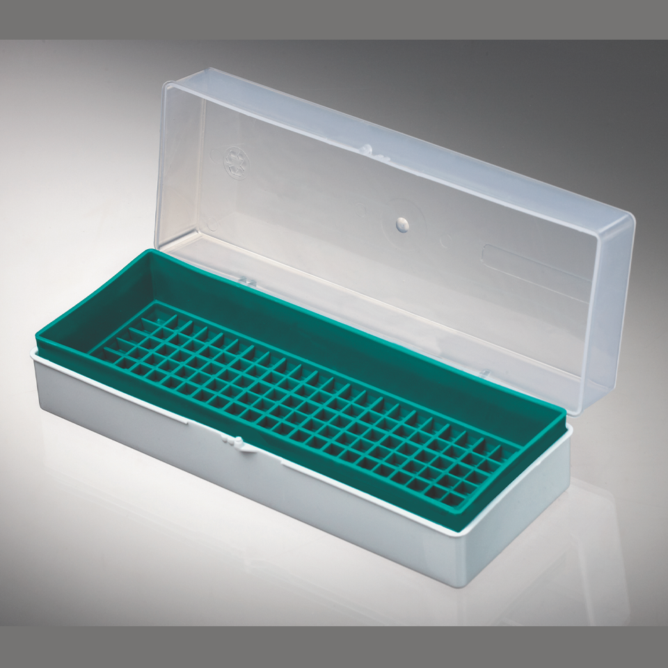 Autoclavable Storage Box for 80-Place Microtube Racks – Go Green Scientific