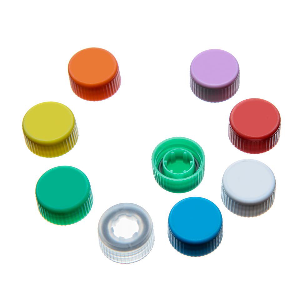 Screw Caps with O-Rings for SuperClear® Microtubes | Labcon – Go Green ...