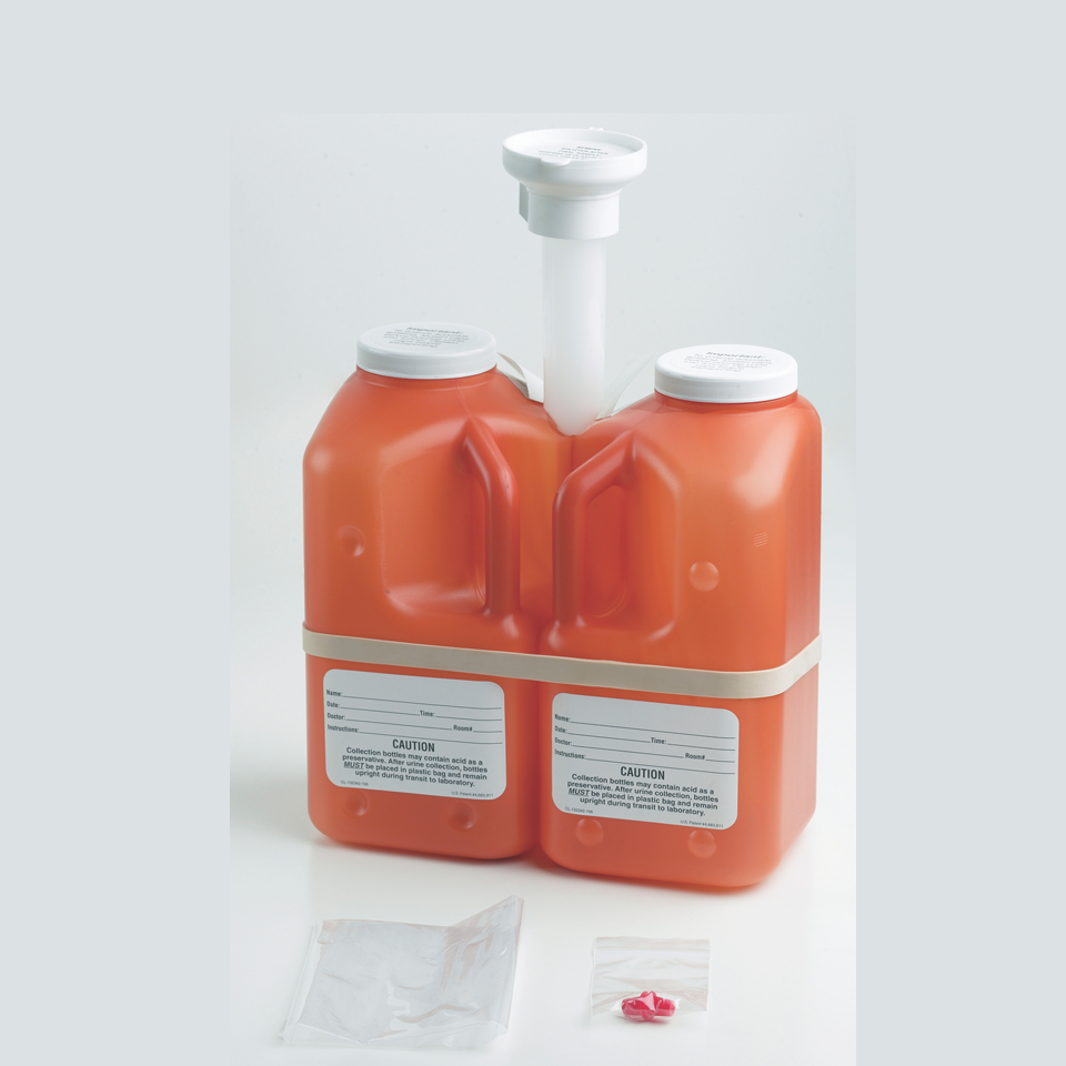 UrineTime™ II 4L 24-Hour Urine Collection System with Funnel – Go Green ...