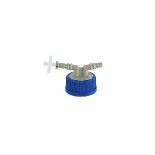 Autoclavable GL45 Bottle Stopper with 0.2 µm Filter – Go Green Scientific