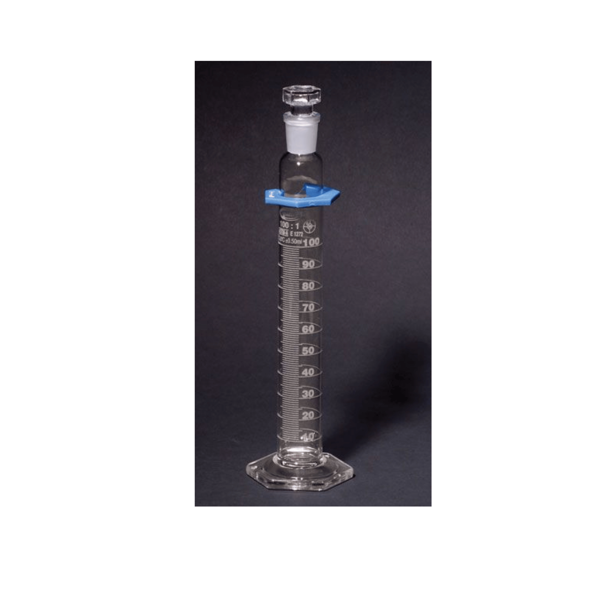 United Scientific® 500 mL Class A Graduated Cylinder with Stopper ...