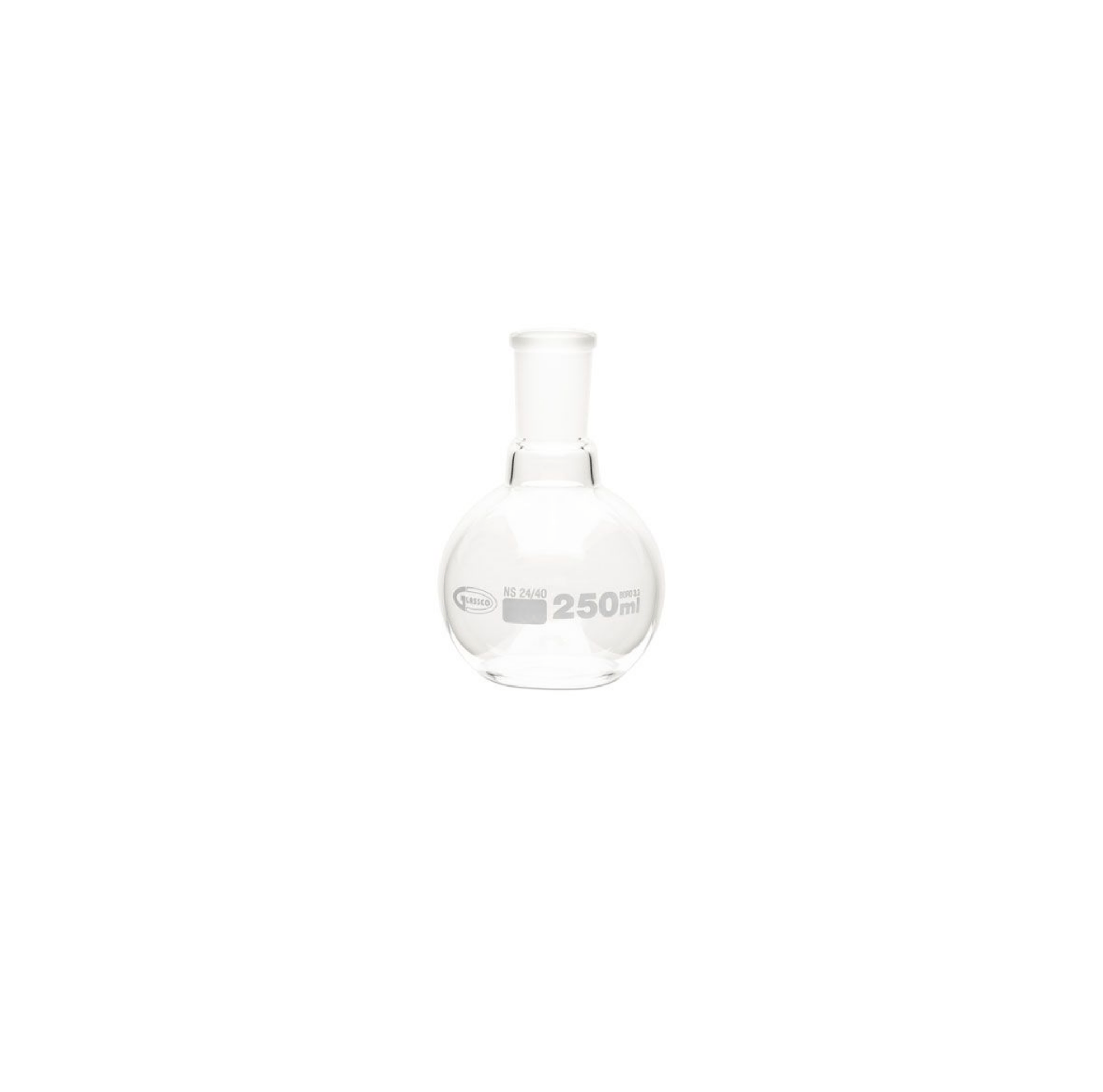 United Scientific® 250mL Ground Joint Boiling Flasks – Flat Bottom ...