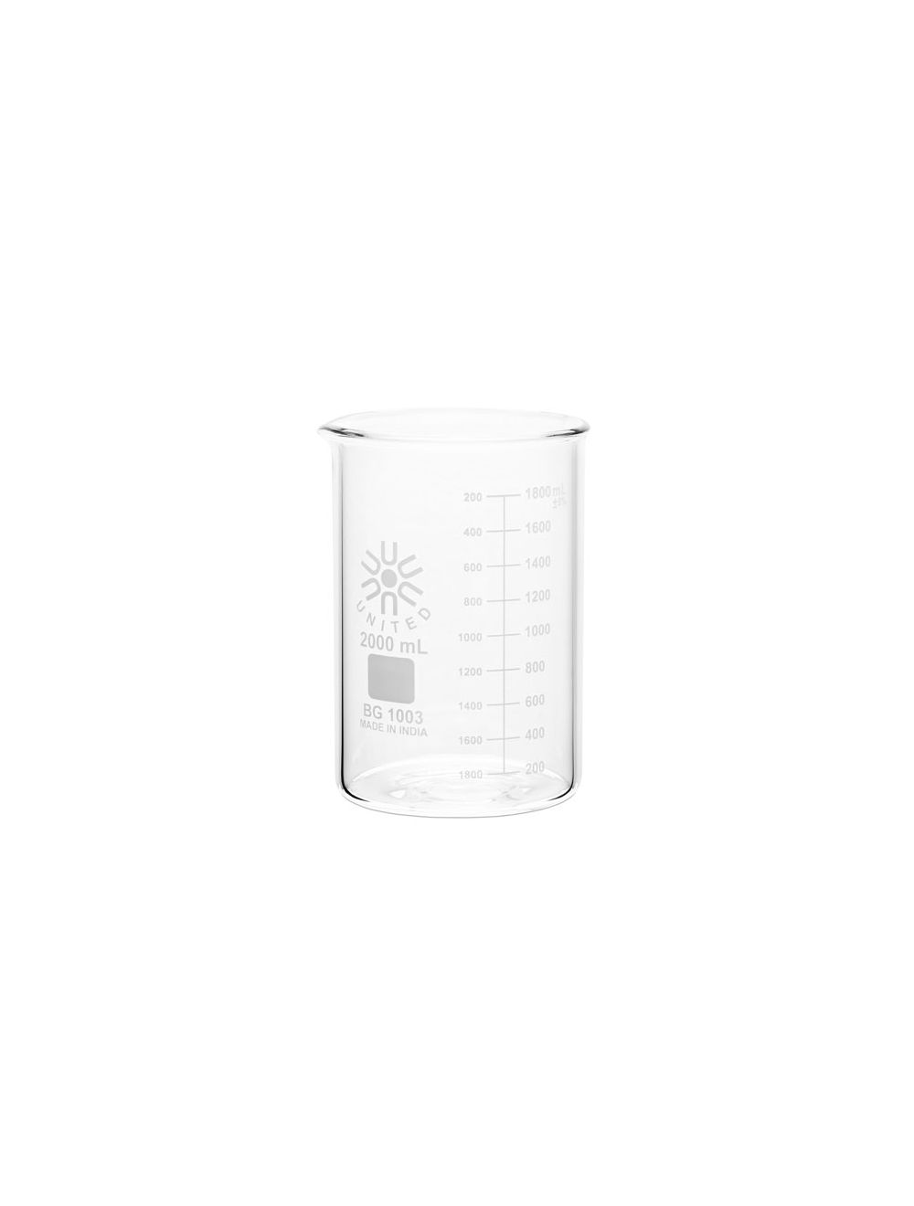 BEAKERS, LOW FORM, HEAVY DUTY, 2000ML | Eco-Friendly Labware – Go Green ...